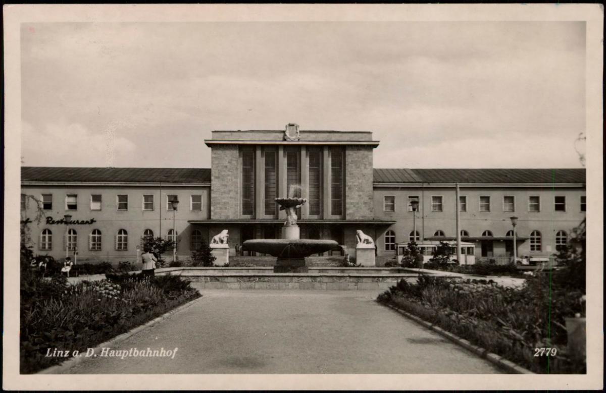 Ansichtskarte Linz Hauptbahnhof 1954 Nr. 252873 - oldthing ...