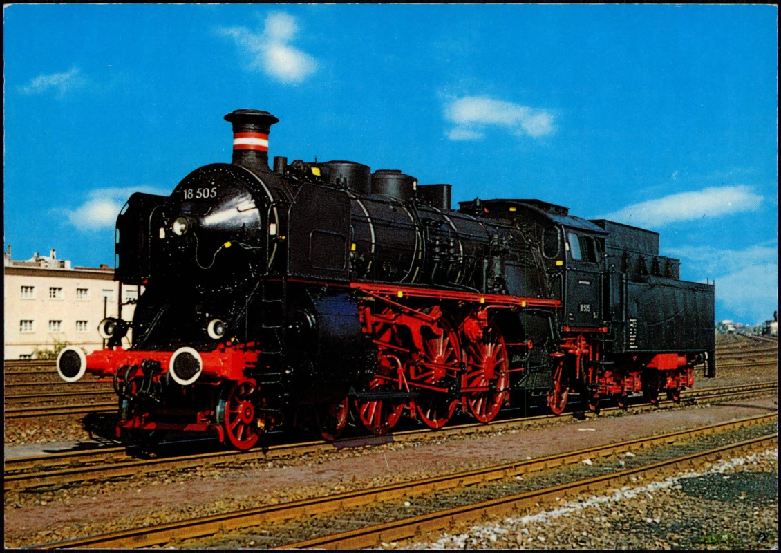 Schnellzug-Lokomotive 18 505 Deutschen Bundesbahn Bayerische ...