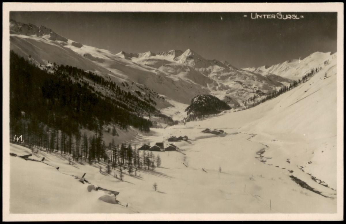 Ansichtskarte Obergurgl Unter Gurgl im Winter 1929 Nr. 295693 ...