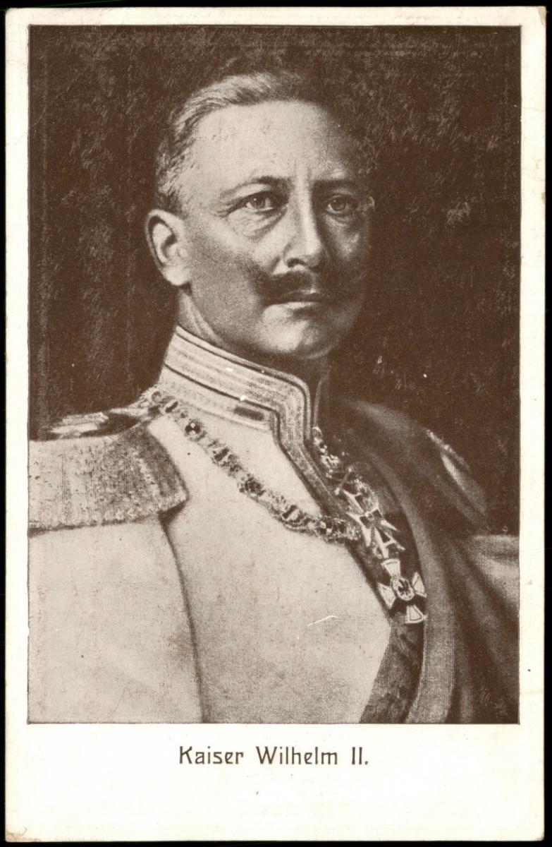 Adel und Persönlichkeiten; Porträt Kaiser Kaiser Wilhelm II. 1910 Nr. 295848 - oldthing ...