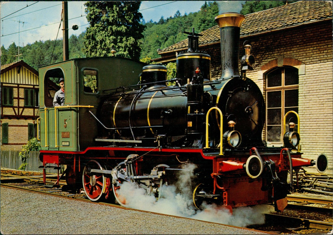 Dampflokomotive SIHLTALBAHN (Zürich Selnau-Sihlbrugg) Schnaaggi ...