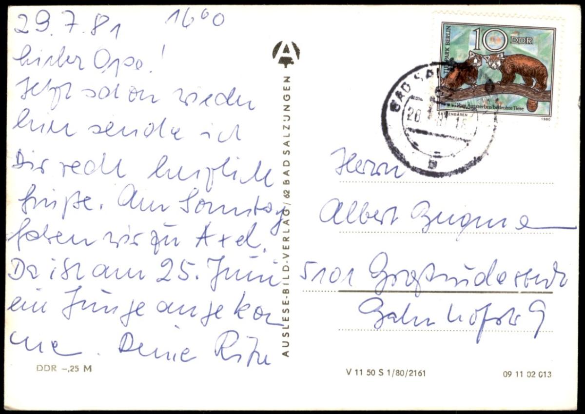 Bad Salzungen Gradierwerk, Sole.. | Ansichtskarten günstig